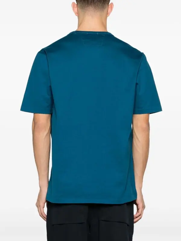C.P. COMPANY Logo-embroidered Cotton T-shirt