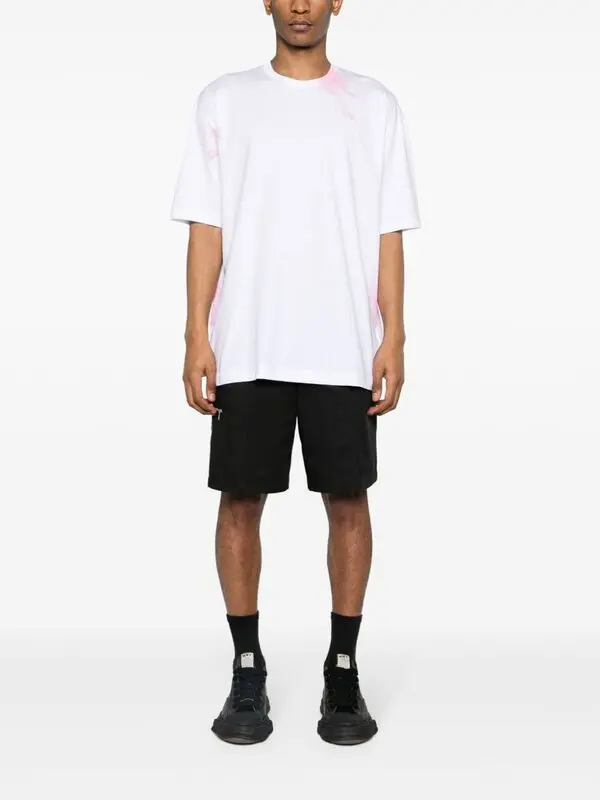 Comme Des Garçons Splatter-print Cotton T-shirt
