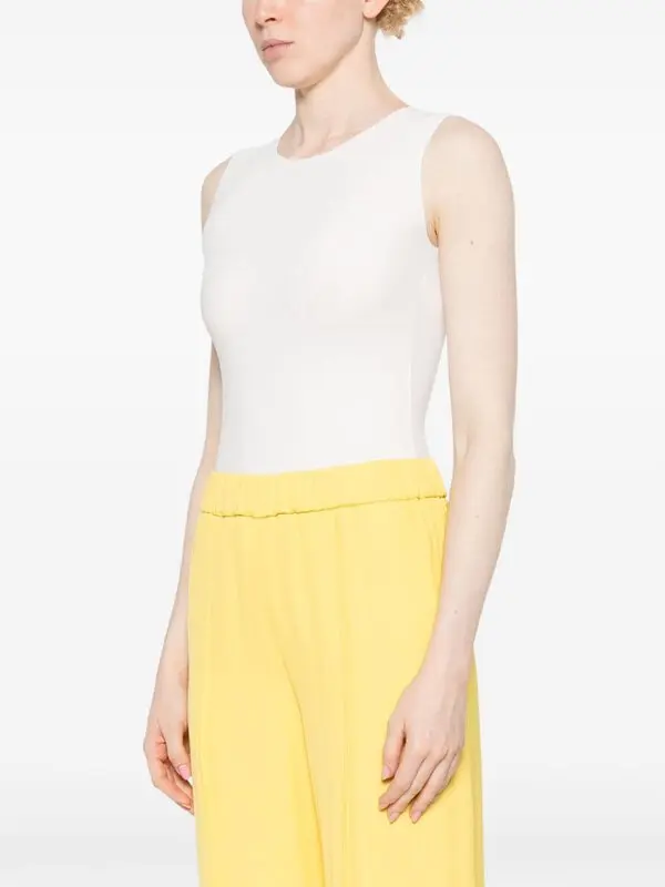 JIL SANDER Stretch-design Bodysuit - White
