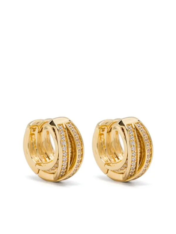 Tom Wood Orb Huggie Earrings - Gold