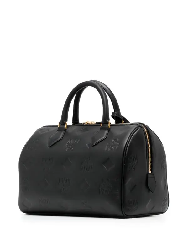Mcm Medium Maxi Leather Tote Bag