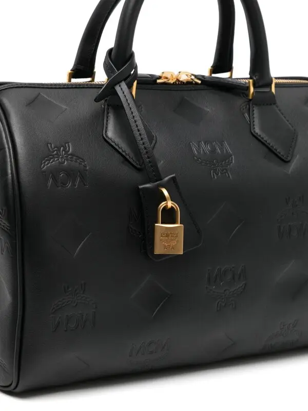Mcm Medium Maxi Leather Tote Bag
