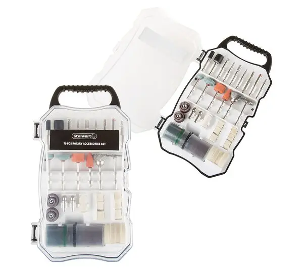 STALWART 70-piece Rotary Tool Accessories Kit - One-color