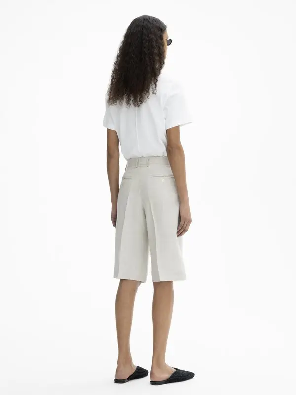 HOUSE OF DAGMAR Tailored Linen Shorts