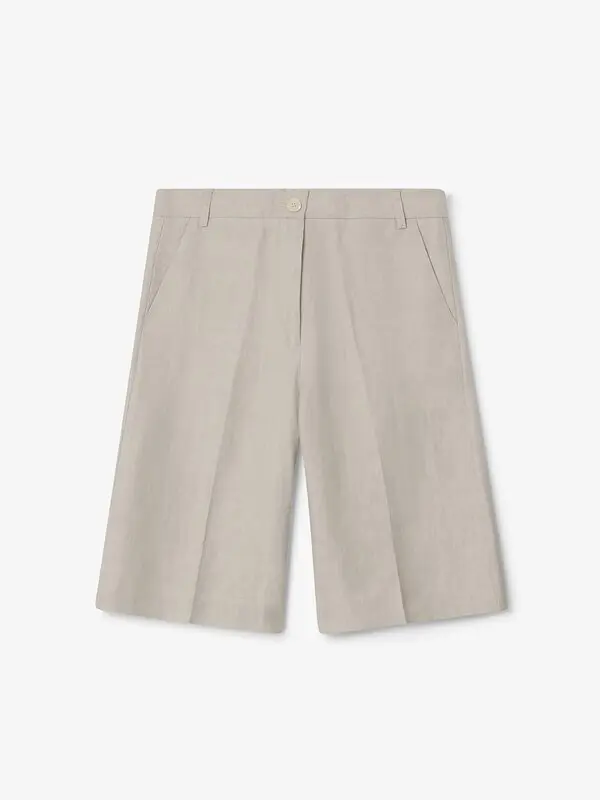 HOUSE OF DAGMAR Tailored Linen Shorts