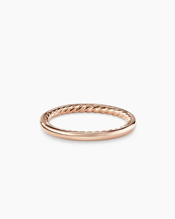David Yurman Dy Eden Band Ring - 18k Rose Gold