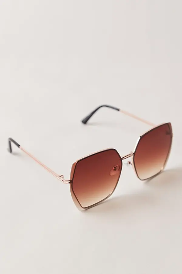 Free People Stella Square Sunnies