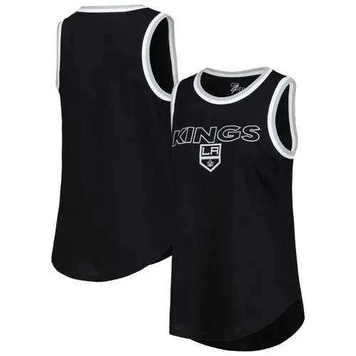 G-III 4HER BY CARL BANKS Los Angeles Kings Strategy Tank Top - Black