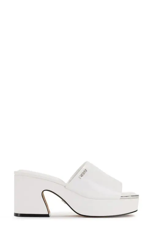Dkny Desirae Platform Sandal - White