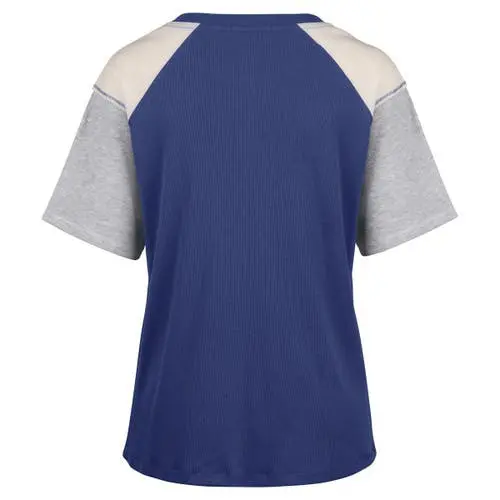 '47 47 Florida Gators Underline Harvey Colorblock Raglan Henley T-shirt - Royal