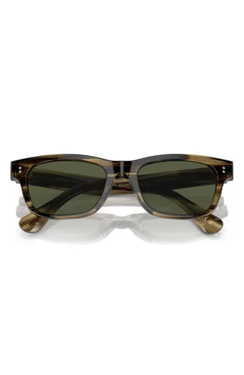 Oliver Spencer Rosson 53mm Square Sunglasses