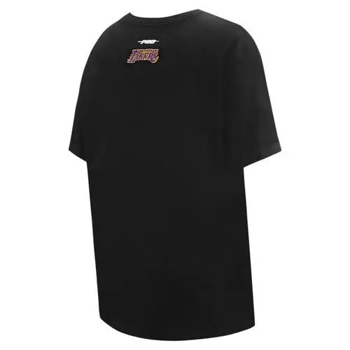 PRO STANDARD Los Angeles Lakers Script Boyfriend T-shirt