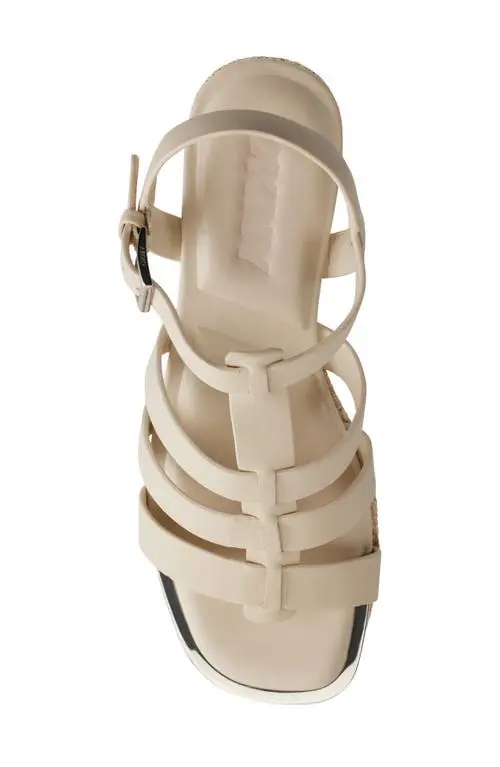 Dkny Fisherman Platform Sandal - Bone