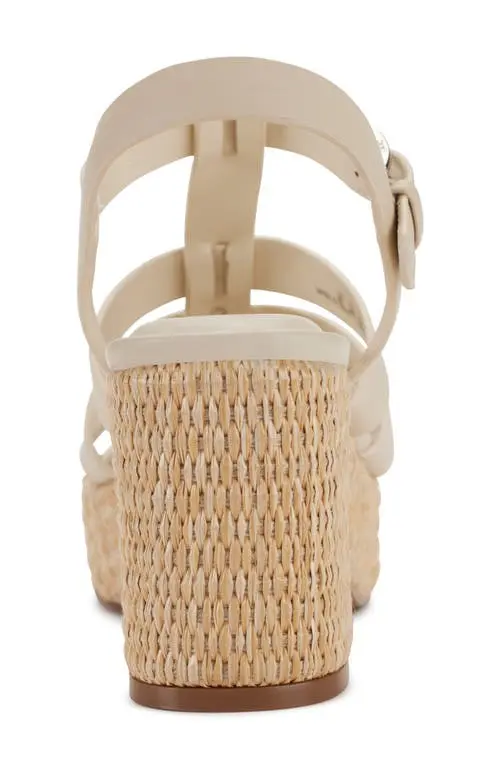 Dkny Fisherman Platform Sandal - Bone