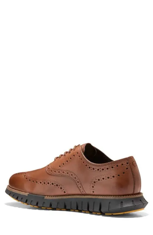 Cole Haan Zerogrand Remastered Wingtip Oxford - British Tan/java