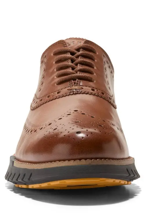 Cole Haan Zerogrand Remastered Wingtip Oxford - British Tan/java