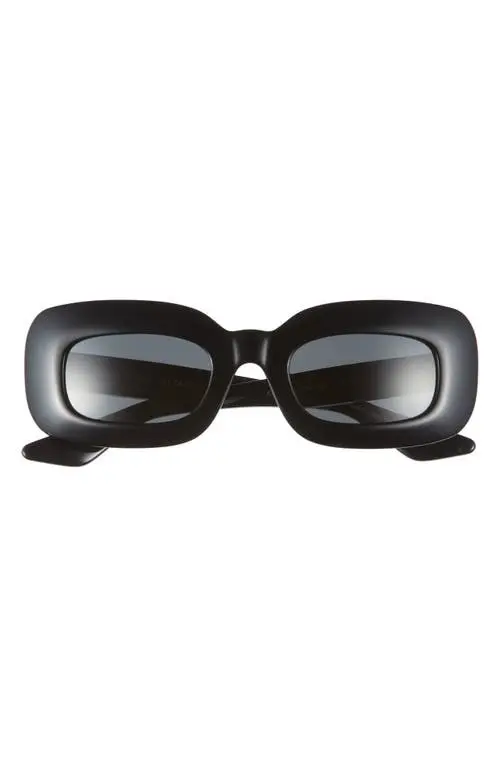 Oliver Spencer 1966c 49mm Square Sunglasses - Black