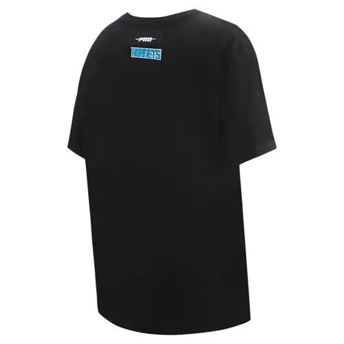 PRO STANDARD Charlotte Hornets Script Boyfriend T-shirt