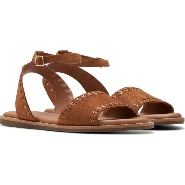 Clarks Maritime May Sandal - Tan Suede