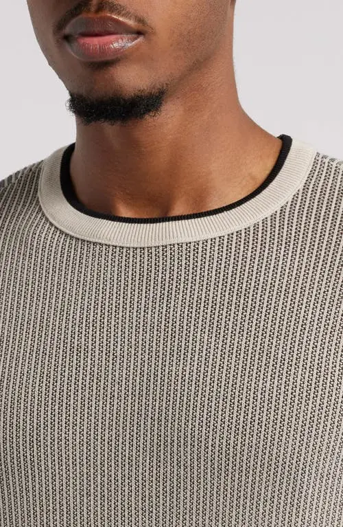 Rag & Bone Harvey Crewneck Cotton Sweater - Grey