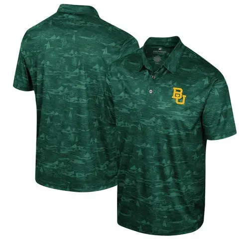 COLOSSEUM Baylor Bears Daly Print Polo