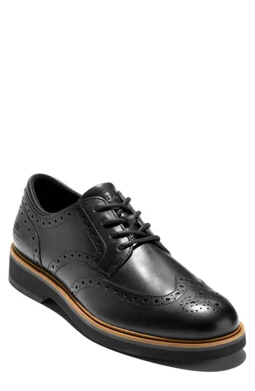 Cole Haan Montrose Wingtip Derby - Black/black