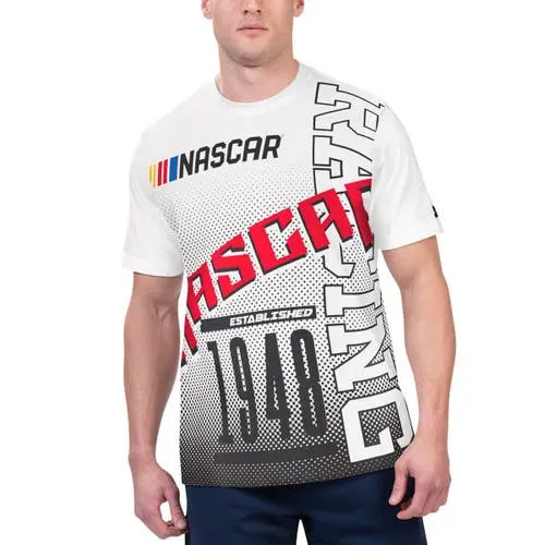 STARTER Nascar Merchandise Extreme Lineman Graphic T-shirt - White