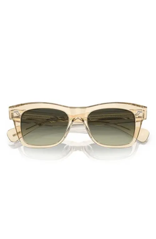 Oliver Spencer Ms. Oliver 51mm Square Sunglasses - Green