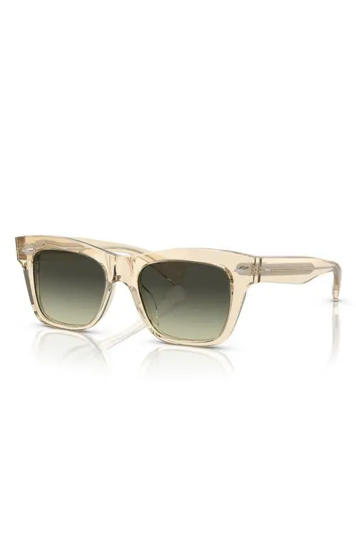 Oliver Spencer Ms. Oliver 51mm Square Sunglasses - Green