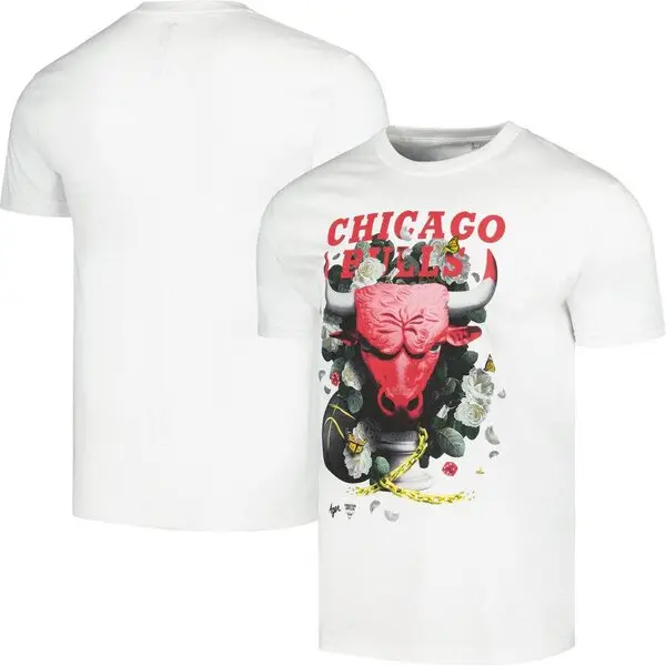 IDENTIFY ARTIST SERIES Nba X Kathy Ager Chicago Bulls Graphic T-shirt - White