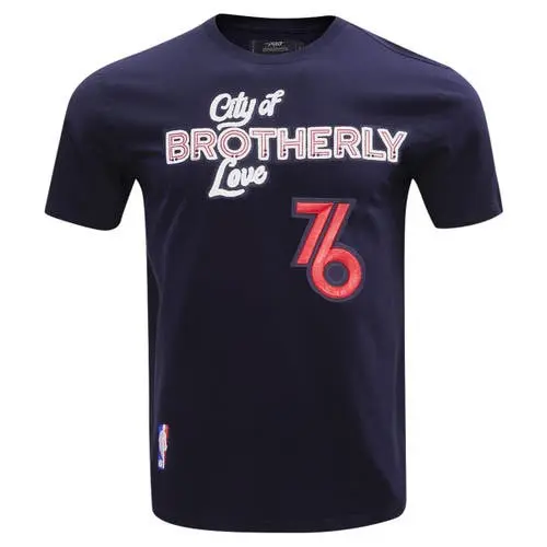 PRO STANDARD Philadelphia 76ers 2023 City Edition T-shirt - Navy