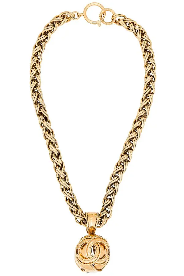 Chanel 1994 Coco Mark Necklace