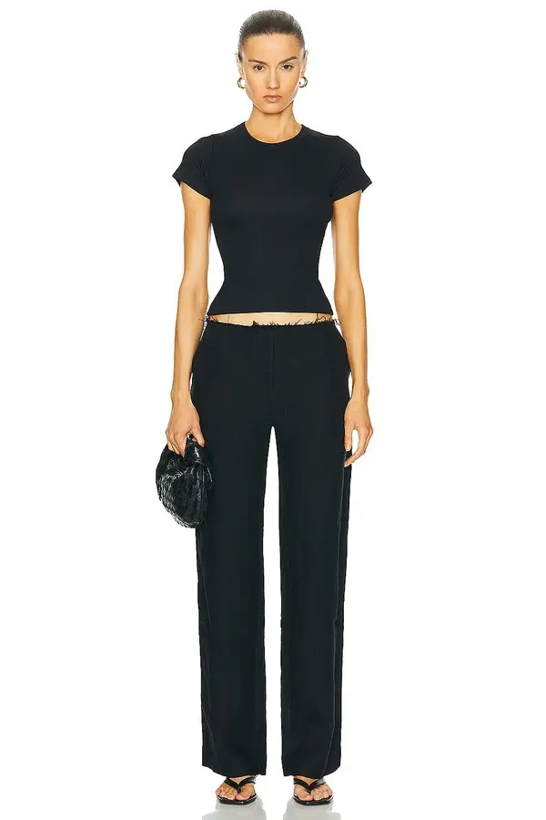 LESET Kelly Slim Fit Tee - Black