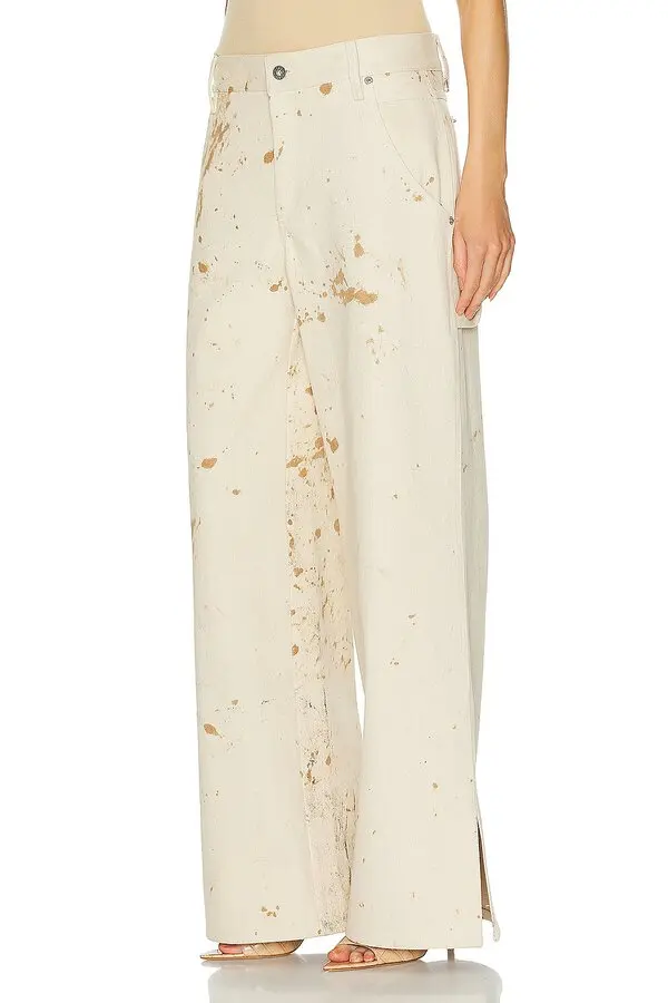 Lapointe Denim Painter Wide Leg Jeans