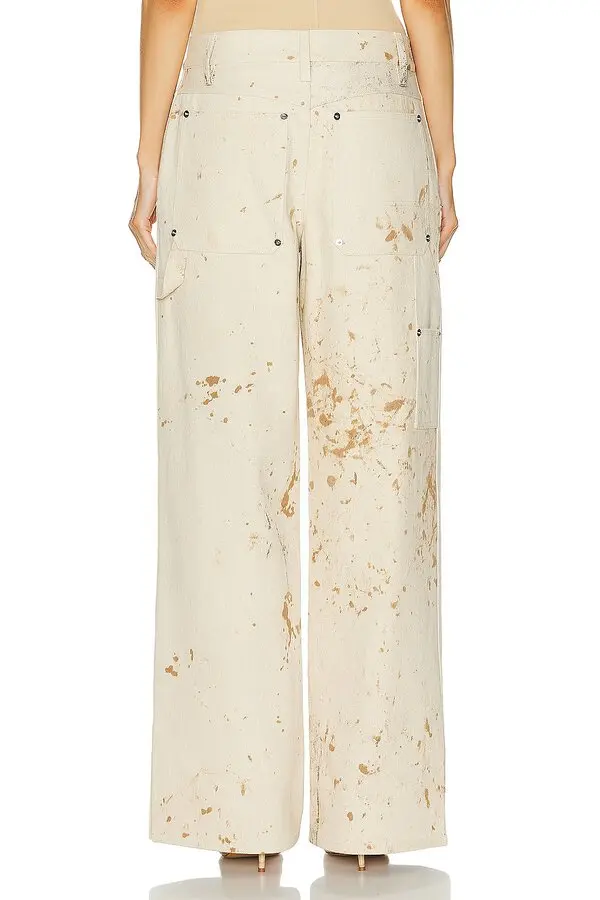 Lapointe Denim Painter Wide Leg Jeans