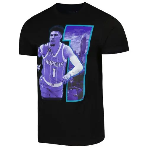 STADIUM ESSENTIALS Lamelo Ball Charlotte Hornets Graphic T-shirt
