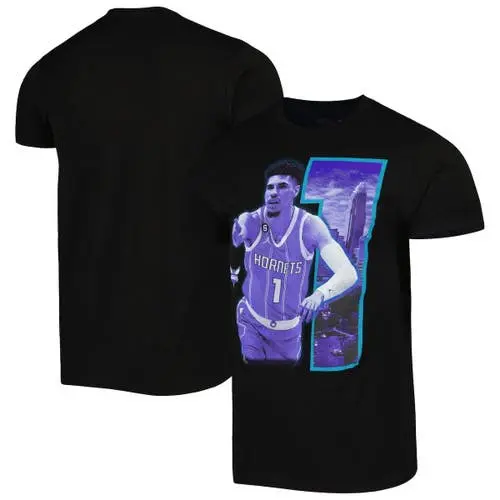 STADIUM ESSENTIALS Lamelo Ball Charlotte Hornets Graphic T-shirt