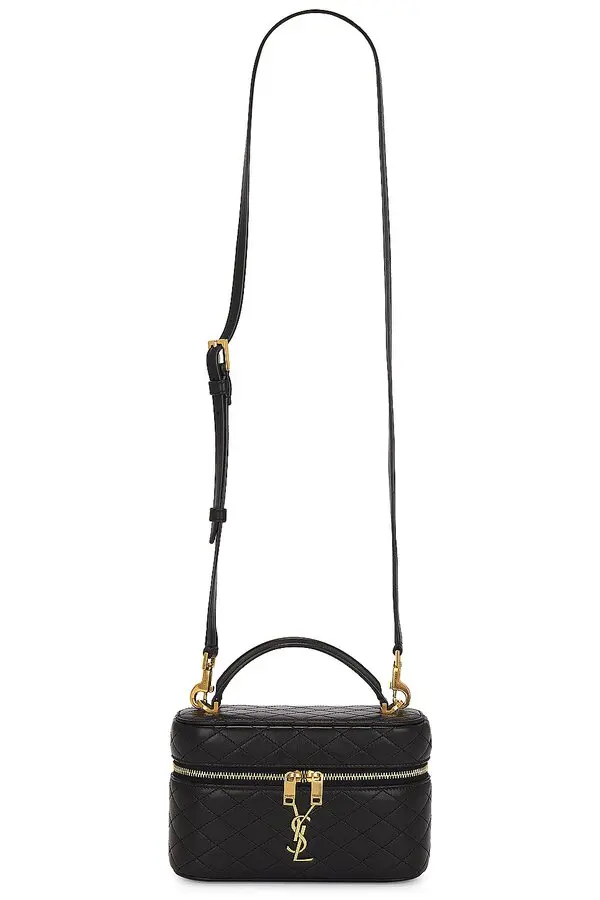 Saint Laurent Mini Gaby Vanity Bag - Nero