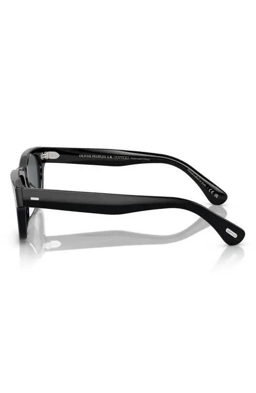 Oliver Spencer Rosson Sun 53mm Gradient Polarized Square Sunglasses