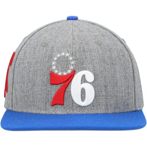 PRO STANDARD Philadelphia 76ers Classic Logo Two-tone Snapback Cap