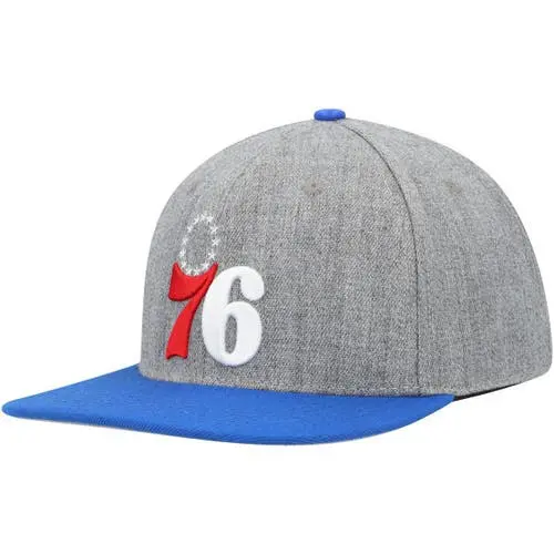 PRO STANDARD Philadelphia 76ers Classic Logo Two-tone Snapback Cap