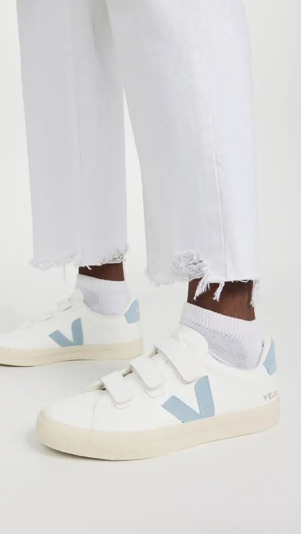 VEJA Recife Logo Sneakers With Velcro Closure - Extra-white_steel