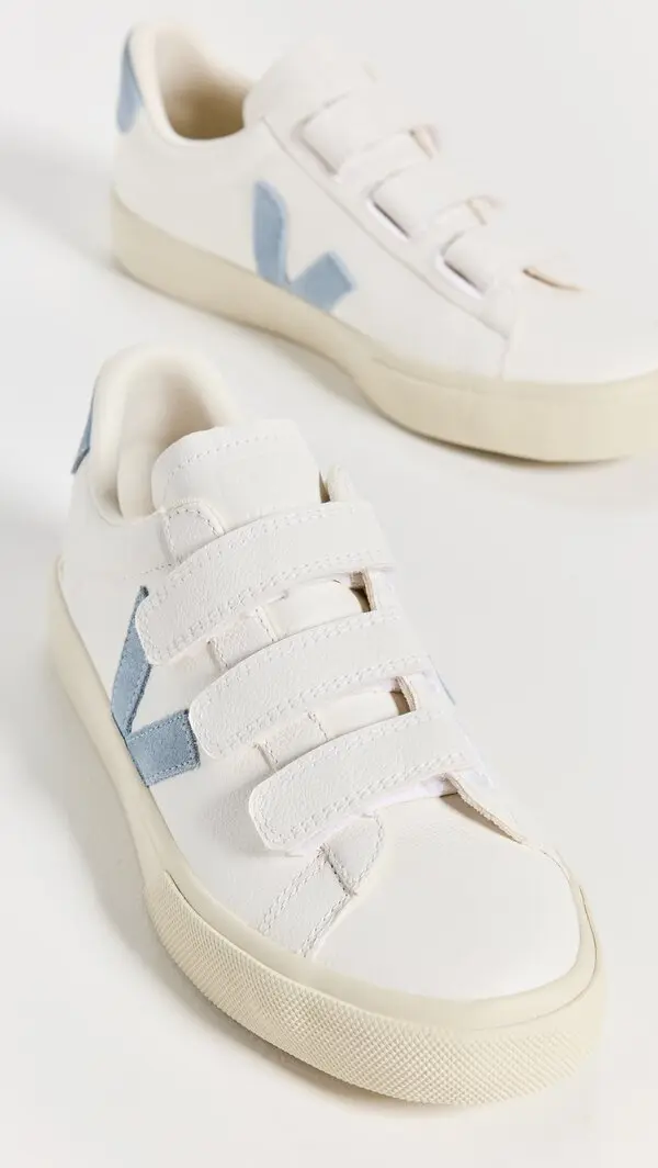 VEJA Recife Logo Sneakers With Velcro Closure - Extra-white_steel