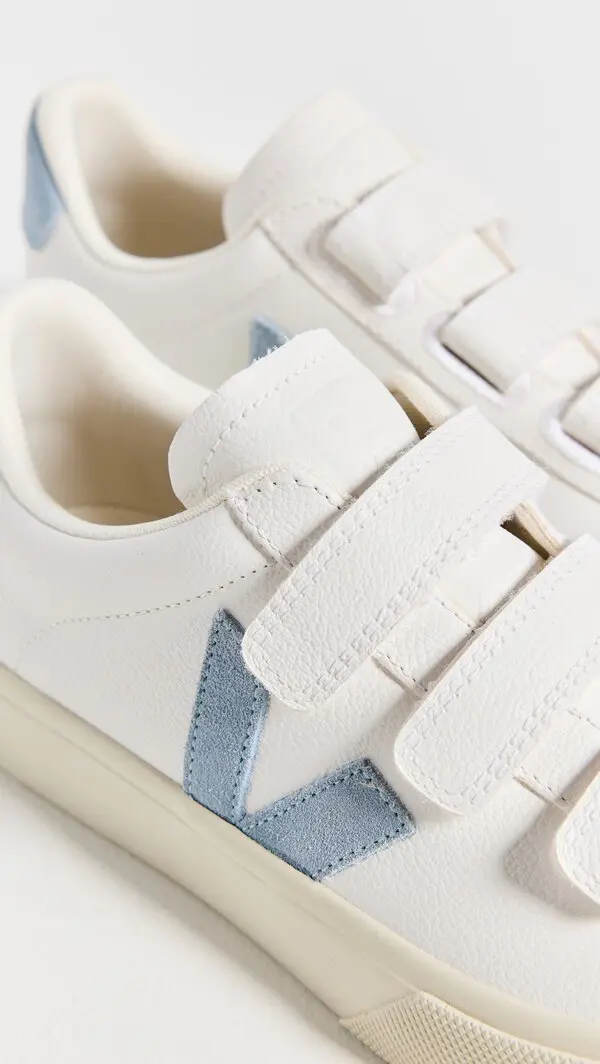 VEJA Recife Logo Sneakers With Velcro Closure - Extra-white_steel