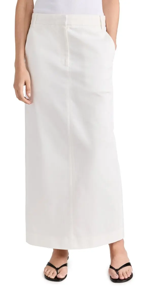 Tibi Chino Maxi Skirt