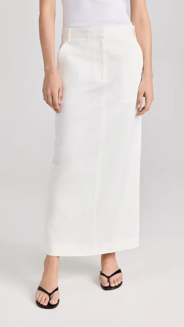 Tibi Chino Maxi Skirt