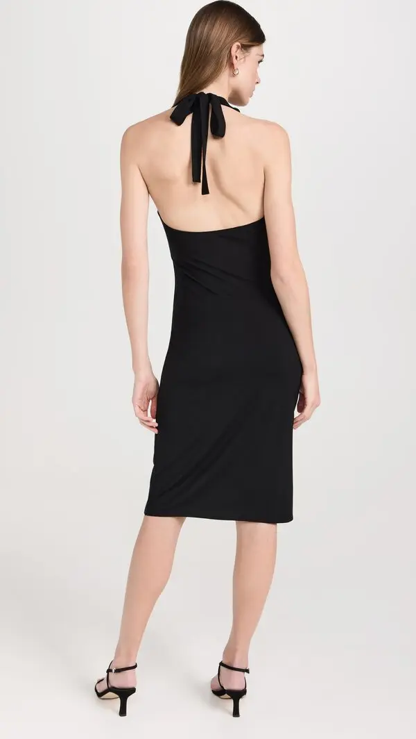 zoisa knit dress Reformation Zoisa Knit Dress In Black - 75% Off