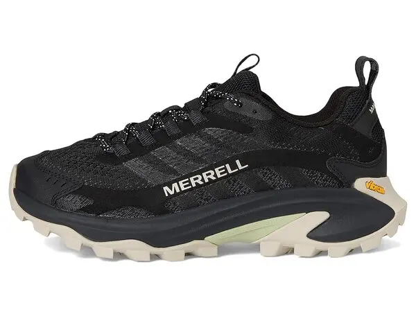 Merrell Moab Speed 2 Low Top Lace Up Athletic Sneakers - Black