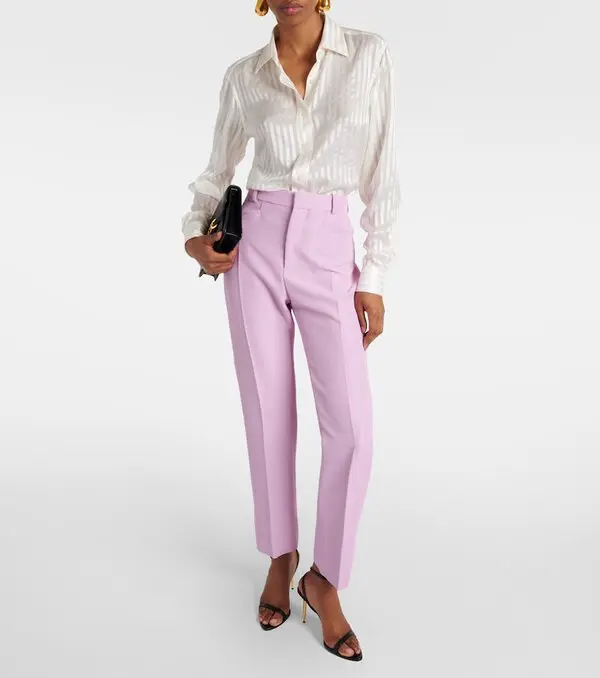 TOM FORD Wool-blend Slim Pants