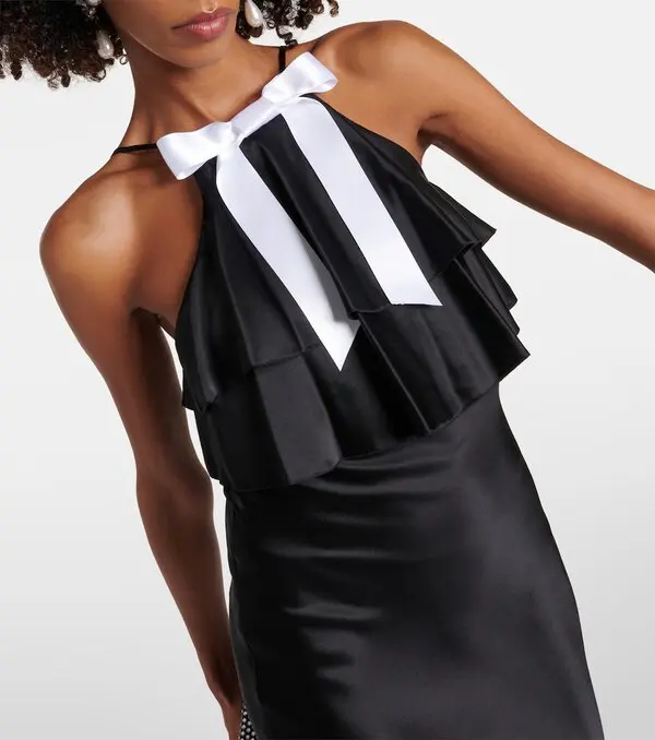RODARTE Bow-detail Halterneck Gown